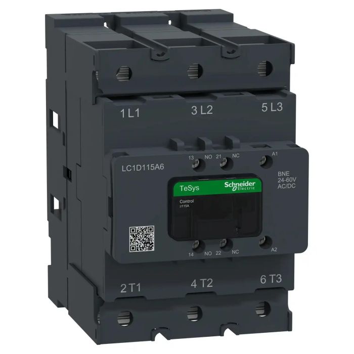 Contactor Deca 115A 3P 24-60V ACDC Lug - Schneider Electric Gulf